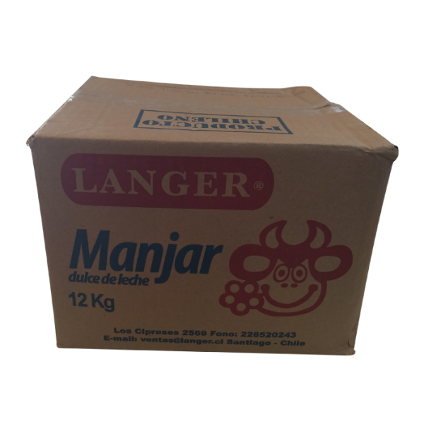 Manjar Langer 12 Kg – Distribuidoras Franklin – Santiago de Chile